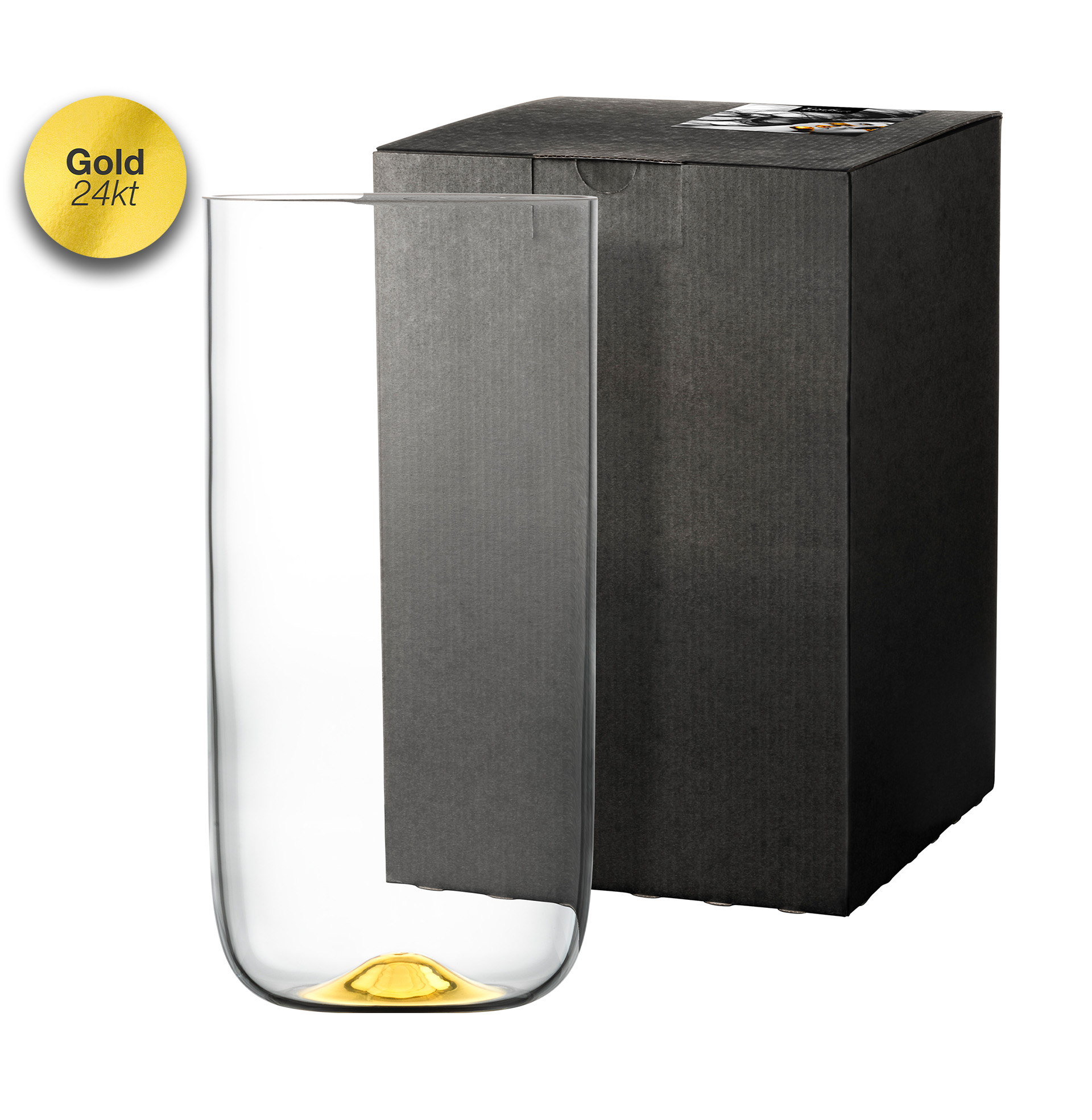 Vase gold in gift box DOT I EISCH